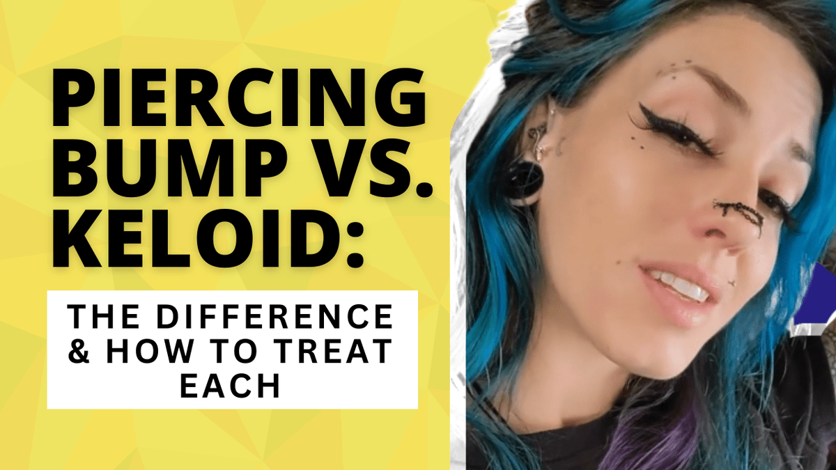 Dealing With A Piercing Bump Or Keloid Heres What You Need To Know Base Laboratories