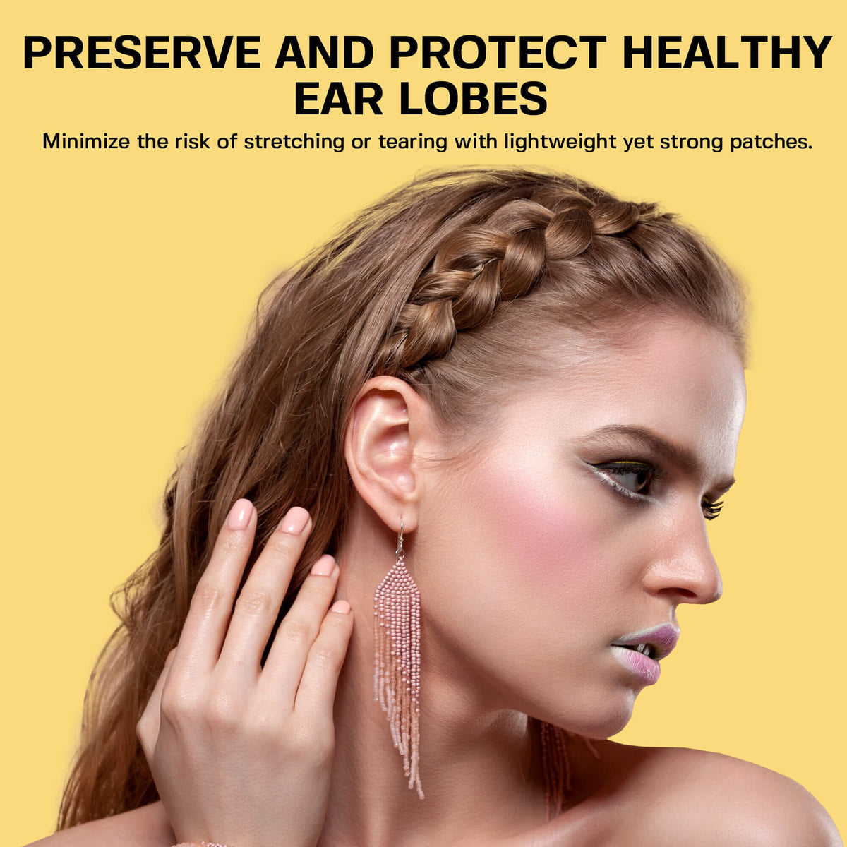 Ear Lobe Support Patches for Heavy Earrings – Invisible Earring Lifters ...