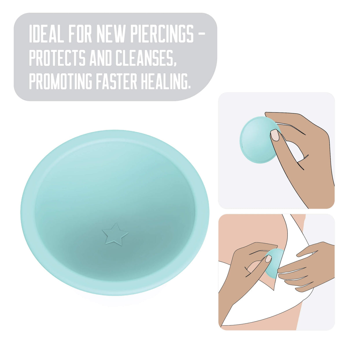 Base Laboratories Nipple Piercing Aftercare Soaker Set of 2 – Hands ...