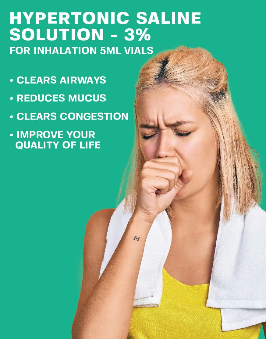Hypertonic 3% Saline Solution for Inhalation for Nebulizer Machine ...