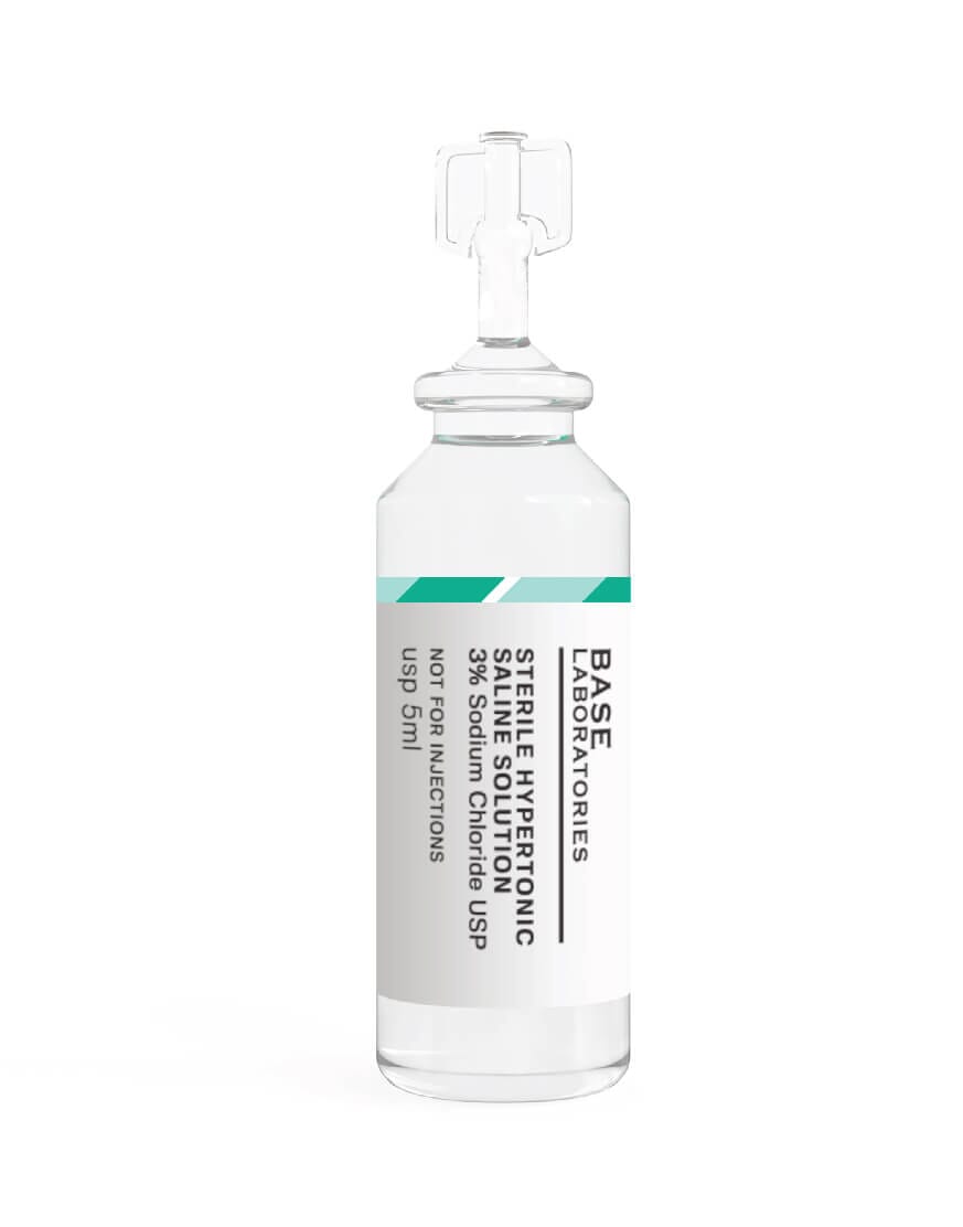 Hypertonic 3% Saline Solution for Inhalation for Nebulizer Machine ...
